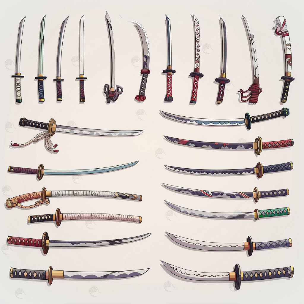 2D Sword Asset Sheet | Midjourney Prompt | Prompts Club