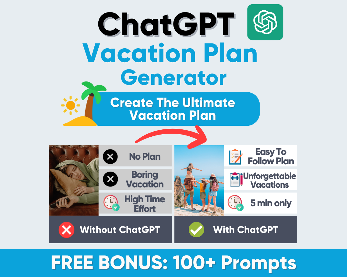 ChatGPT Vacation Planner Prompt | GPT Prompt | Prompts Club