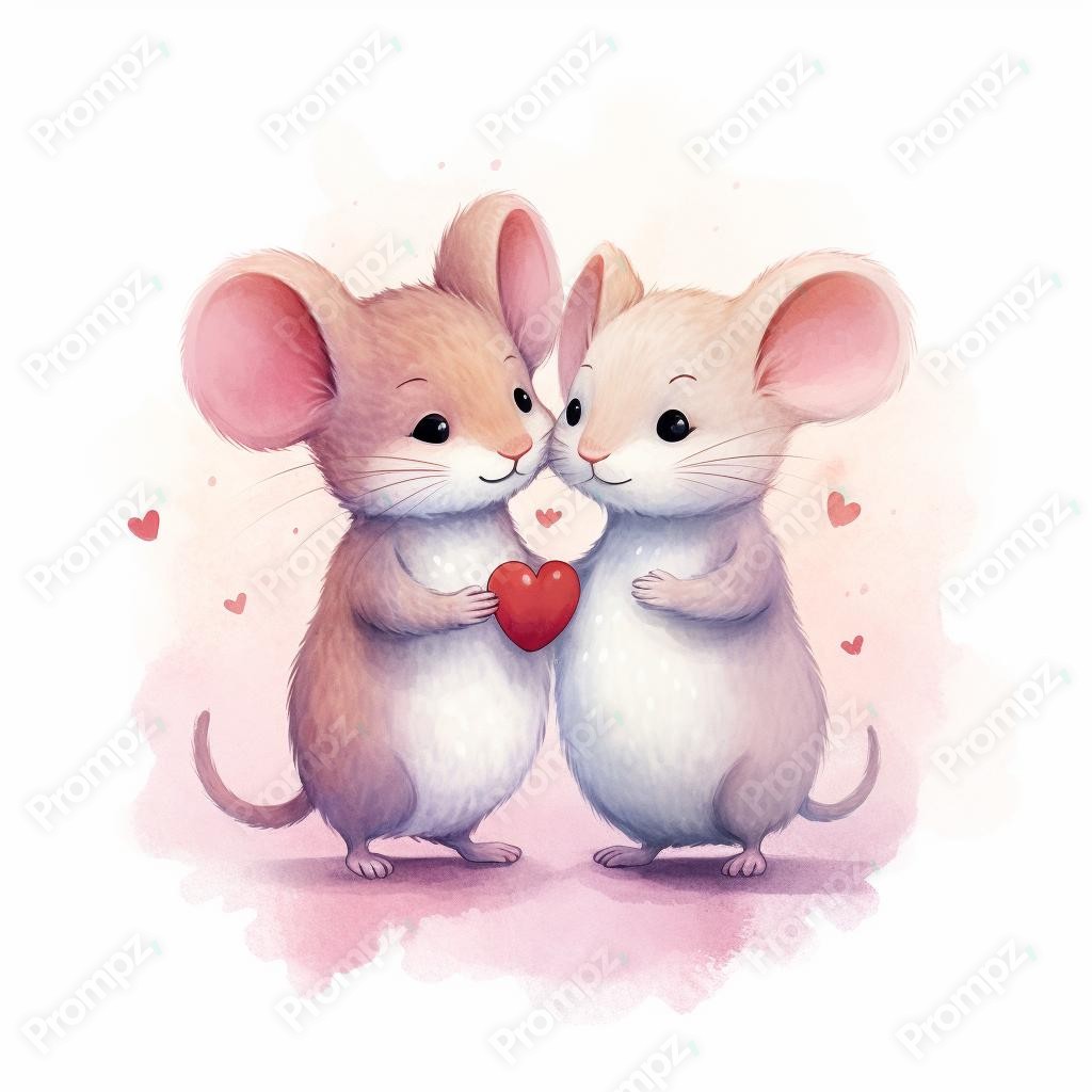 Drawn Cuddling Animals - Drawing for Childrens | Midjourney Prompt ...