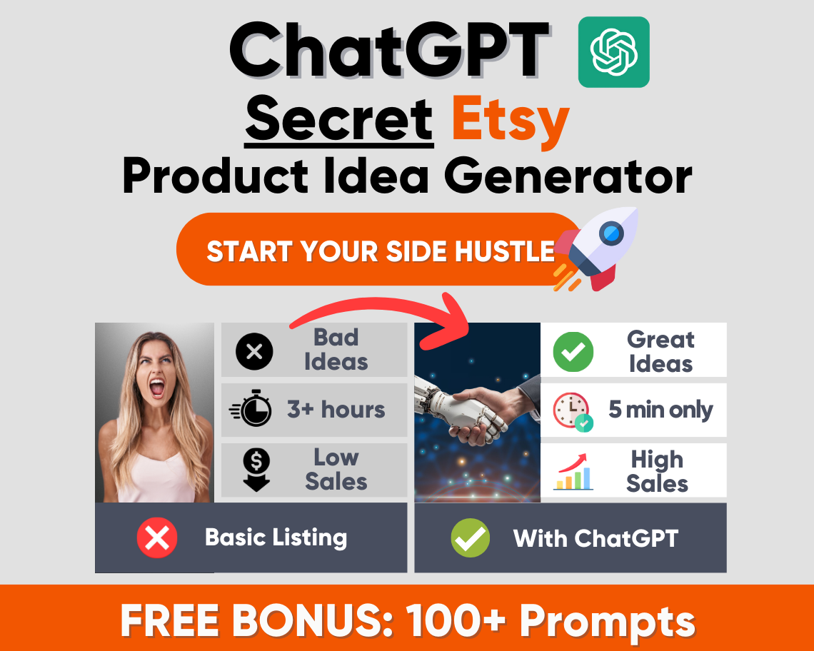 ChatGPT Etsy Product Idea Generator Prompt | GPT Prompt | Prompts Club