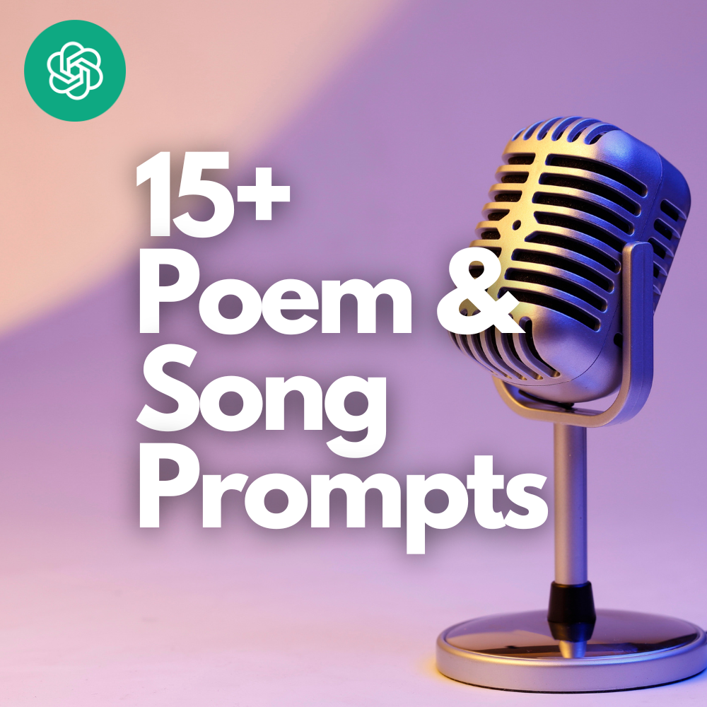 15+ Poems and Songs Prompts | GPT Prompt | Prompts Club